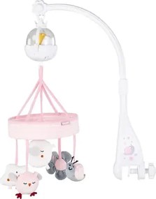 CHIPOLINO Hudební a promítací závěsný kolotoč Pink Garden / Bluetooth