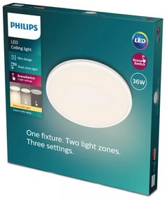 Philips- LED Stmívatelné stropní svítidlo OZZIET SCENE SWITCH LED/36W/230V 2700K
