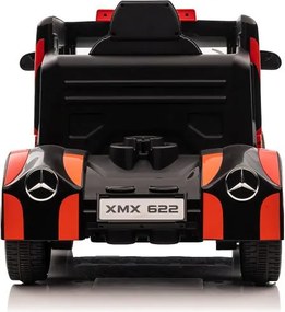 LEAN CARS Elektrické autíčko Mercedes XMX622, LED světla, dálkové ovládání, červené