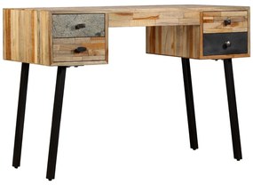 vidaXL Marketos Psací stůl masivní recyklovaný teak 110 x 50 x 76 cm