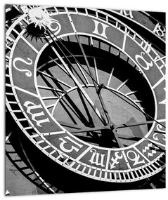 Obraz - Astronomické hodiny, Praha, Česká Republika (30x30 cm)