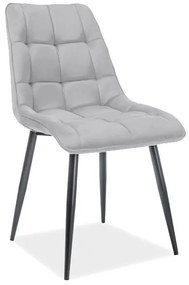 Jídelní židle Charlie (šedá + černá). 1050290