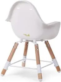 Childhome Evolu 2 Natural - White / Židlička 2v1 / od 6 měsíců do 6 le