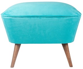 Atelier del Sofa Taburet Lake View - Turquoise, Tyrkysová