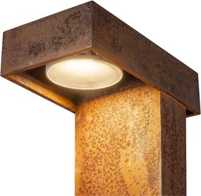 LA 1006347 RUSTY® PATHLIGHT 70 LED venkovní stojací svítidlo, rezavě zbarvené, IP55, 3000K - BIG WHITE (SLV)