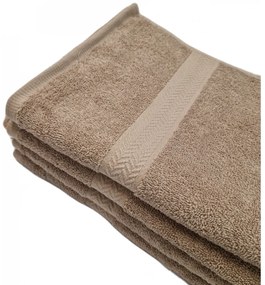 Froté ručník Berta 50x100cm sv.hnědý