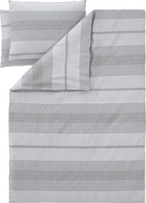 Livarno® Ložní povlečení Renforcé, 220 x 240 cm, 70 x 90 cm (bílá/šedá)