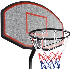 Deuba Basketbalový koš s kolečky - 257-305 cm