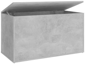 Úložná truhla Eraldo - 84x42x46 cm | betonově šedá