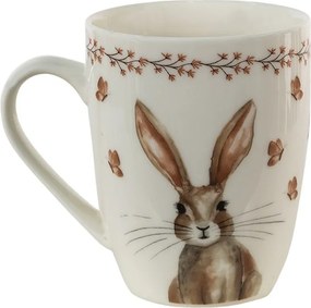 Porcelánový hrnek Rustic Easter Bunny - 12*8*10 cm / 350 ml