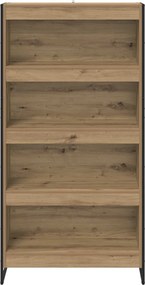 Knihovna 80 x 30 x 155 cm Kompozitní dřevo Umělecký dub 3403009