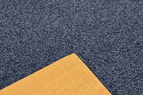 Lano, Kusový koberec Supersoft s bordurou 710 tm. modrý, 60x100, modrá, chodba / předsíň