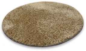 Kusový koberec Shaggy Narin béžový kruh 80cm