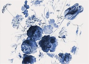 Tapeta Royal Blue Flowers I