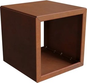 Modulový systém FLEXORA 400 × 400 mm – dřevník, lavice a květináč
