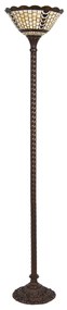 Stojací lampa Tiffany Paule – Ø 38*186 cm E27/max 1*60W