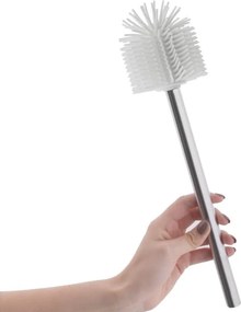 Erga Zapasowa szczotka toaletowa wc silikon biała - Yoka