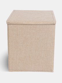 Sinsay - Úložný box s víkem a úchytkou - béžová