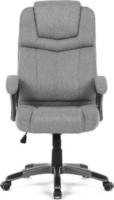 Kancelářské křeslo KA-C715 GREY2, houpací mechanismus, šedá látka (65 x 73) cm