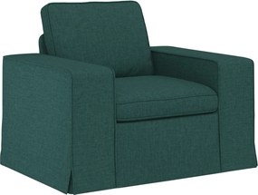 Set pohovek 2 ks Tmavě zelená textil 3407547