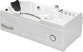BPS-koupelny Hydromasážní vířivá vana Ramzes 634 168x85 s ohřevem vody