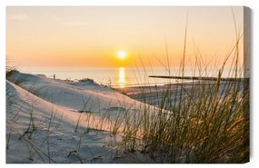 Obraz Západ Slunce Na Baltském Moři Nedostatek Nedostatek Plátno Canvas 100x70