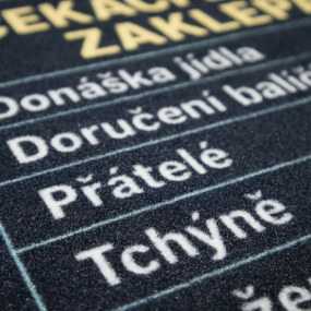 Mercury Flooring, Rohožka Čekací doba 40x60 cm - na ven i na doma, 40x60, černá