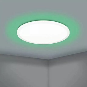 Stropní stmívatelné LED svítidlo Eglo ROVITO-Z Connect.z / ø 42 cm / 16,5 W / bílá