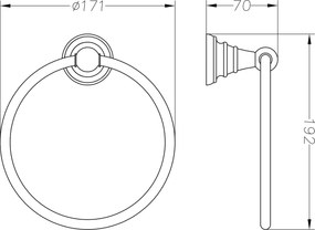 Sapho, Diamond kruh, bronz, 1318-06