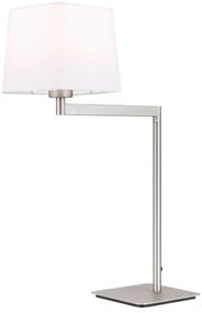 Orion LA 4-1209/1 - Stolní lampa CARLTON 1xE27/40W/230V bílá/matný chrom