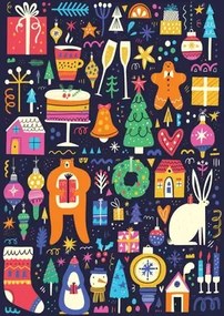YAZZ Puzzle Zimní prázdniny / 1000 dílků / 68 x 48 cm