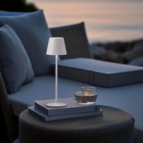 Toolight Toolight, dotyková LED noční stolní lampa 5W, 3 barvy světla, USB napájení, APP1369-T GREY, šedá, OSW-08631