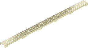 Mexen Flat M15 krytka žlabu 90 cm, zlatá matná, 1A24090
