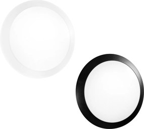 FAN I-ALYCE-PL-BCO Stropní svítidlo Alyce bílá, plast anti‑UV, protipožární, prostor pro senzor (není součást), IP65, pr. 300 x 91 mm, 1xE27 - FANEUROPE