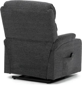 Polohovací křeslo šedé, elektrické TV-S8348 GREY2