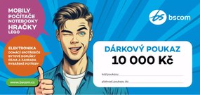 Dárkový poukaz na nákup zboží v hodnotě 10 000 kč