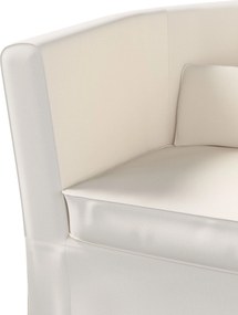 Potah na křeslo IKEA Ektorp Tullsta barva béžová látka pletený vzor