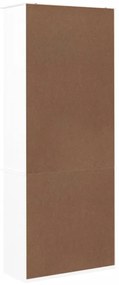 Petromila Knihovna se zásuvkami ALTA bílá 77x35x186,5 cm masivní borovice