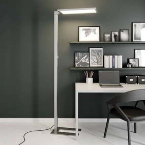Prios Lexo LED kancelářská stojací lampa, stmívač