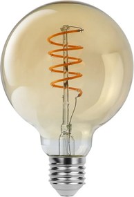 Rabalux LED žárovka Filament jantar G95 4W E27 79152