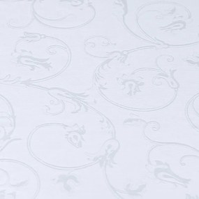 SCANquilt povlečení ELEGANT PLUS spirály bílá 140 x 200/70 x 90 cm
