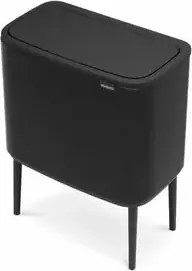 Brabantia Bo Touch Odpadkový koš na tříděný odpad 11 + 23 L  černá mat