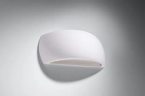 Nástěnné keramické svítidlo SOLLUX Pontius G9 1x60W bez zdroje SL.0835 bílá