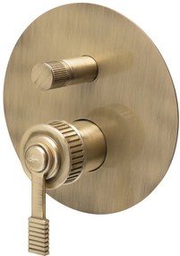 Sapho Sapho, VERSI podomítková sprchová baterie, 2 výstupy, bronz, RV042/18