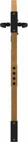 Zahradní branka 85 x 100 cm z corten oceli čtvercový design 153245