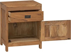 Noční stolek masivní teak 40 x 30 x 50 cm 244484