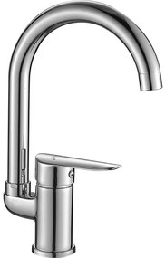 Kuchinox Cento, dřezová baterie s výtokem ve tvaru-U, chromová, LAV-BKC_068D