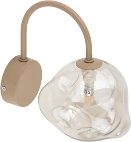 Brilagi - Nástěnná lampa VULCANO 1xG9/8W/230V béžová/kouřová béžová