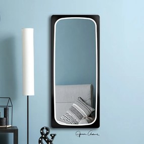 Zrcadlo Ferolini Black LED Rozměr: 60 x 140 cm