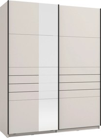 XXXLutz SKŘÍŇ S POSOUVACÍMI DVEŘMI, kašmírová, 145,5/217,5/60 cm Xora - Šatní skříně - 000834015307